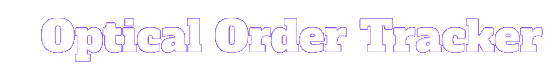 Optical Order Tracker